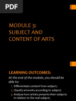 Content in Art (Levels of Meaning) | PDF | Philosophy | Teaching ...