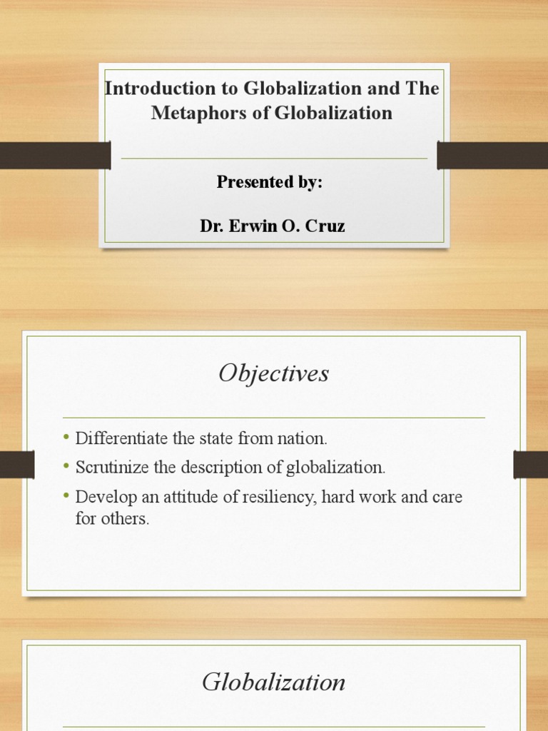 Metaphors of Globalization Explained | PDF | Globalization | Sustainability