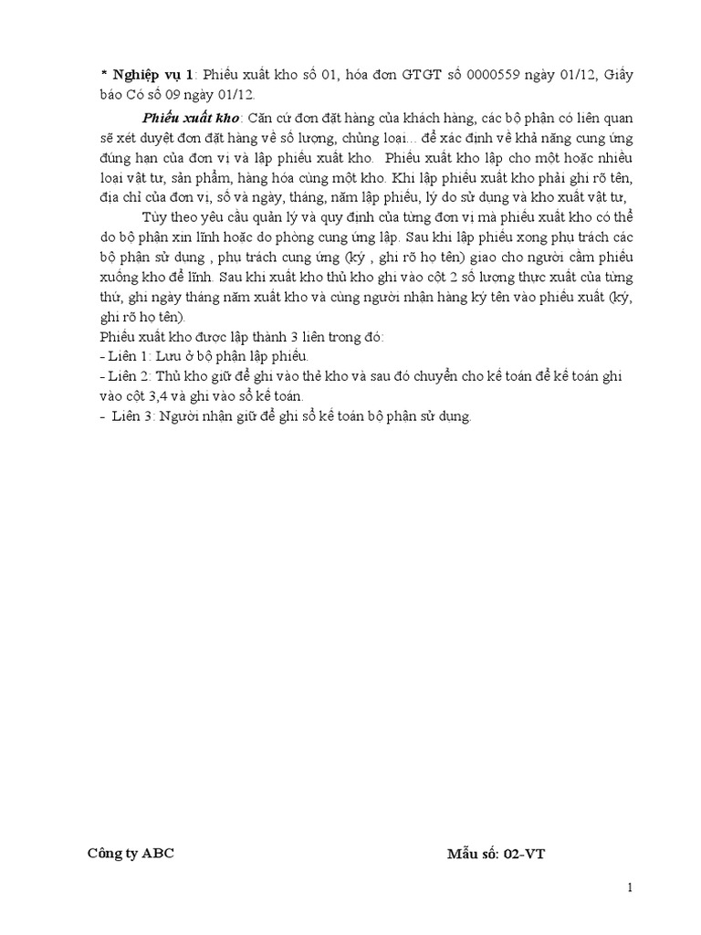 Chung Tu Ke Toan | PDF