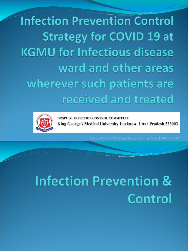 Infection Prevention Control Strategy COVID 19 | PDF | Hand Washing ...