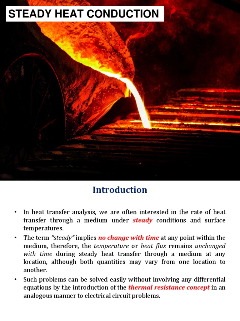 Steady Heat Conduction | Descargar gratis PDF | Thermal Conduction | Heat Transfer