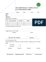 Form Checklist Pemeriksaan Apar Lengkap (Sfile | PDF