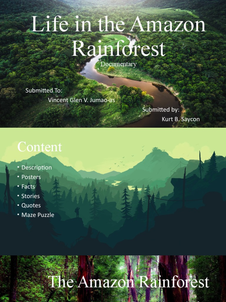 Life in The Amazon Rainforest Documentary | PDF | Amazon Rainforest ...
