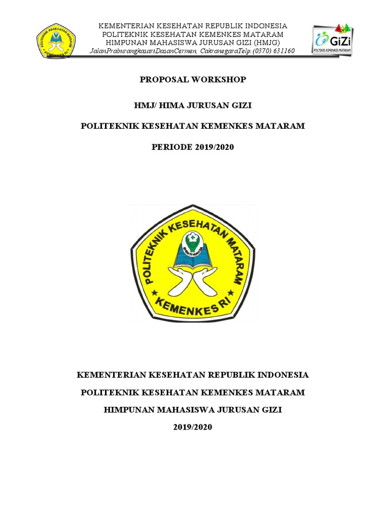 Proposal Workshop | PDF | Karier & Perkembangan | Kesehatan Holistik