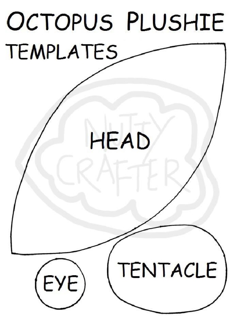 Octopus Plush Template | PDF