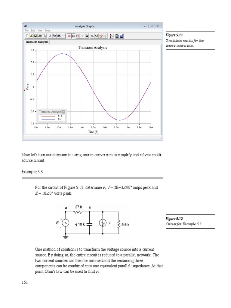 Analysis of a Multi-Source AC Circuit Using Superposition Theorem | PDF | Electrical Network ...