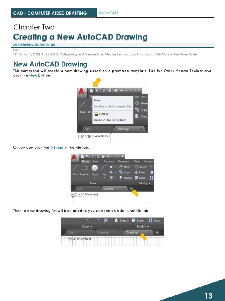 Cadl #3 Creating New Drawing | PDF | Computer File | Auto Cad