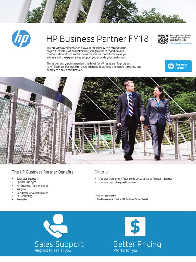 HP Business Partner Program Overview | PDF