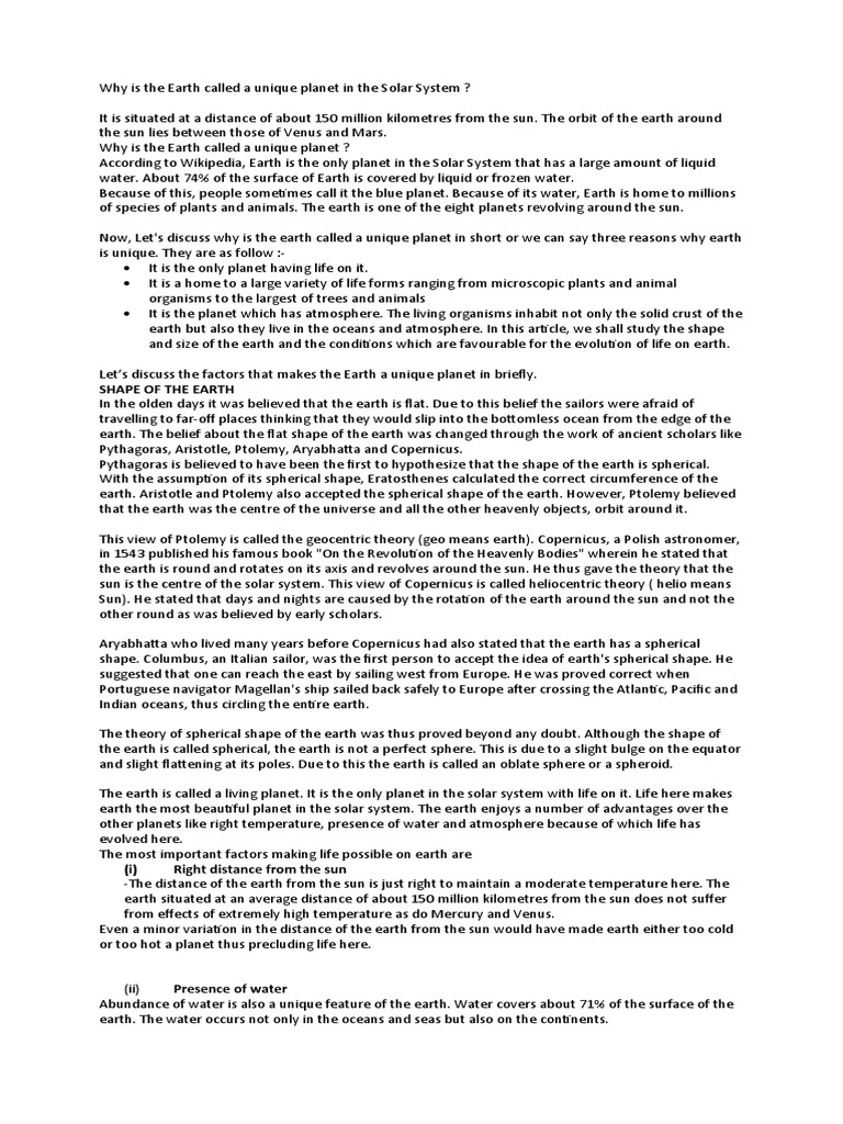 Shape of The Earth | PDF | Earth | Atmosphere