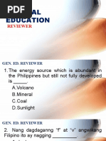 General Science Reviewer Lecture | PDF