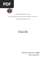 Partes de un Talud y su Definición | PDF