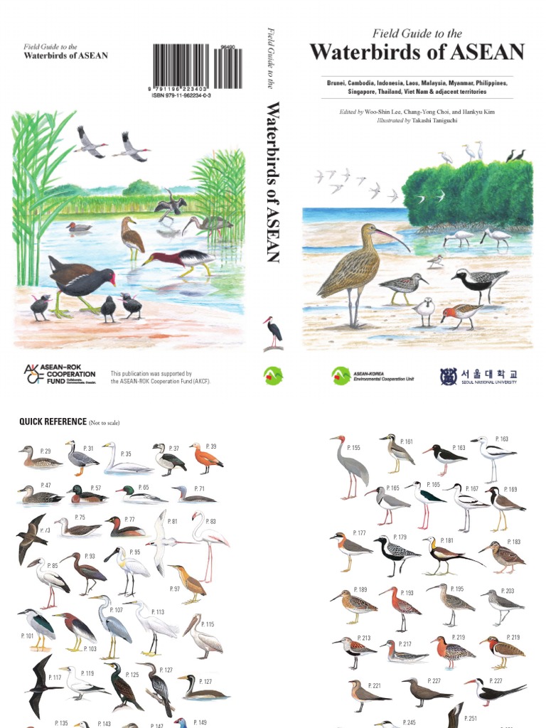 Field Guide To The Waterbirds of ASEAN | PDF | Bird Migration | Wetland