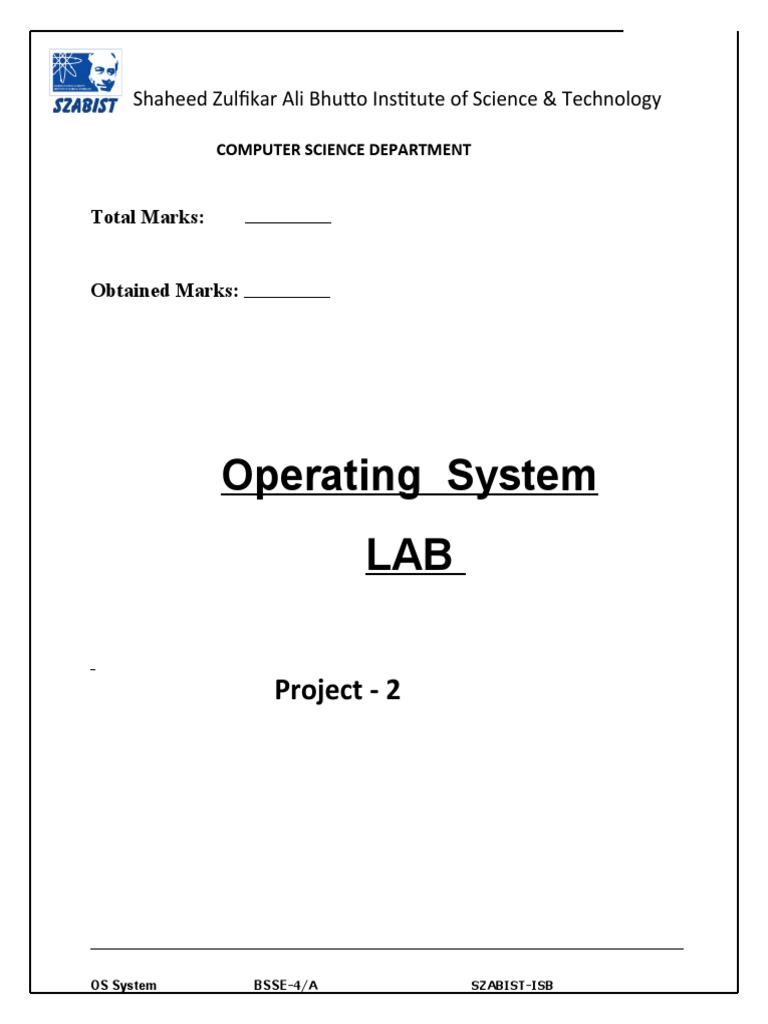 Operating System LAB: Project - 2 | PDF | Scheduling (Computing) | Process (Computing)