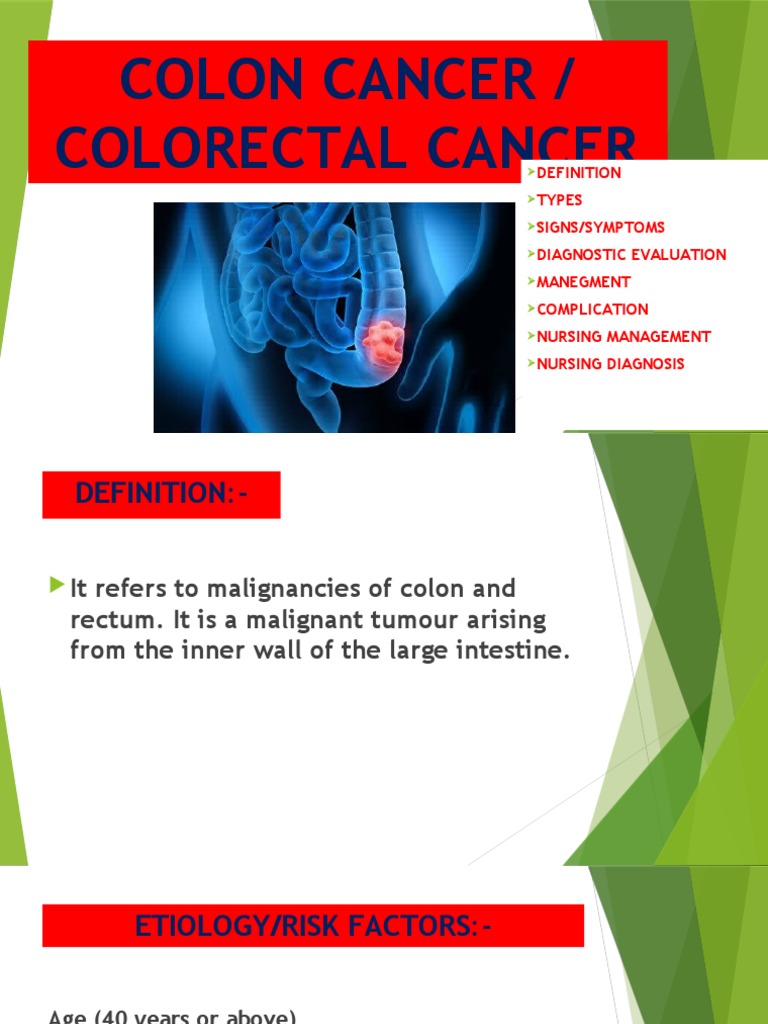 Colorectal Cancer Presentation | PDF