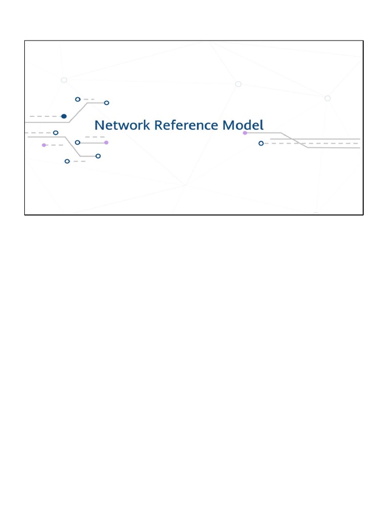02 Network Reference Model | PDF | Internet Protocol Suite ...