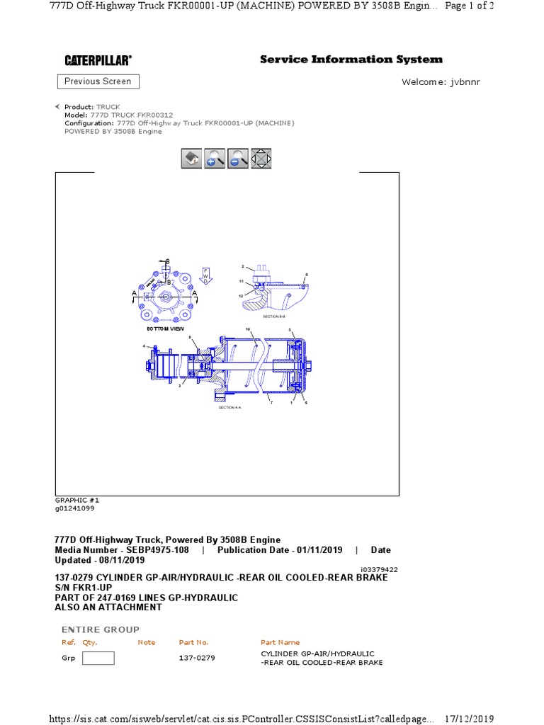 Brake Chamber Pos 2 777D | PDF | Vehicles | Motor Vehicle