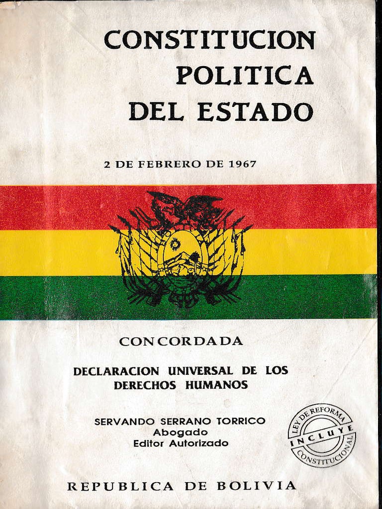 Constitucion Bolivia 1967 | PDF