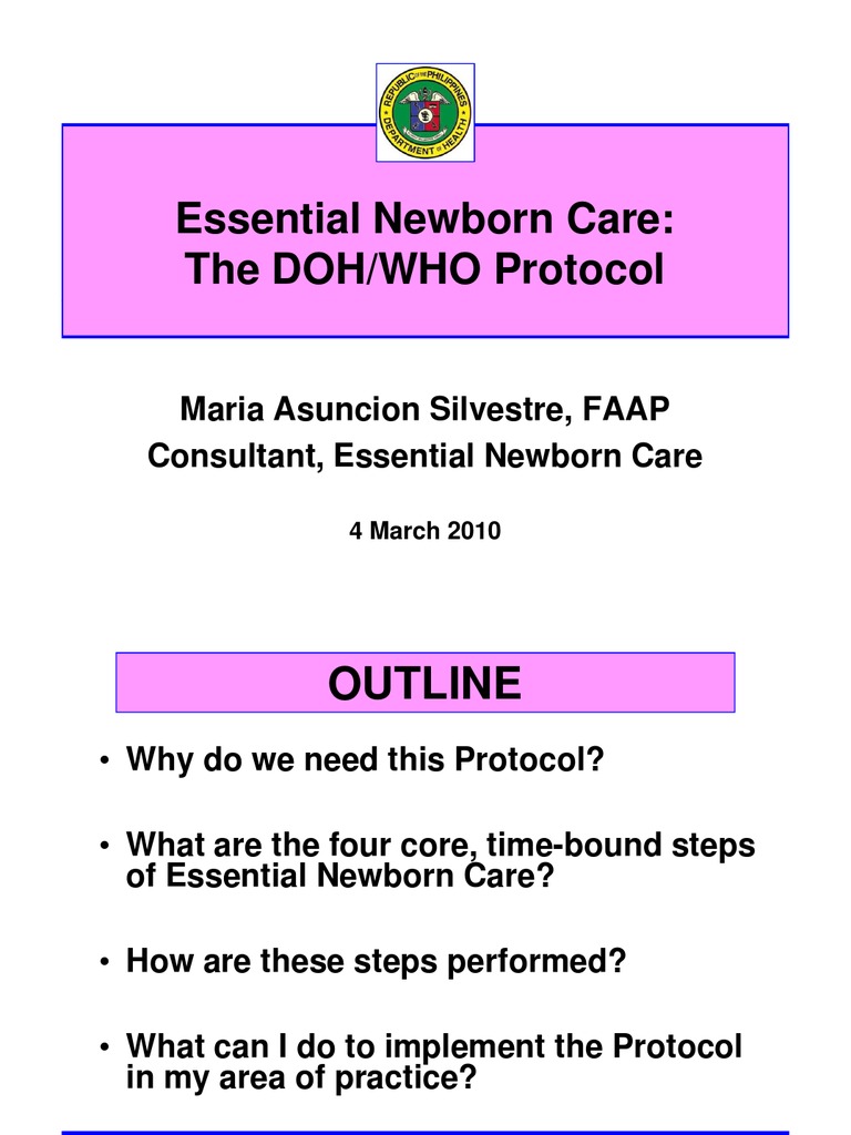 Unang Yakap: Essential Newborn Care Steps | PDF | Breastfeeding | Infants