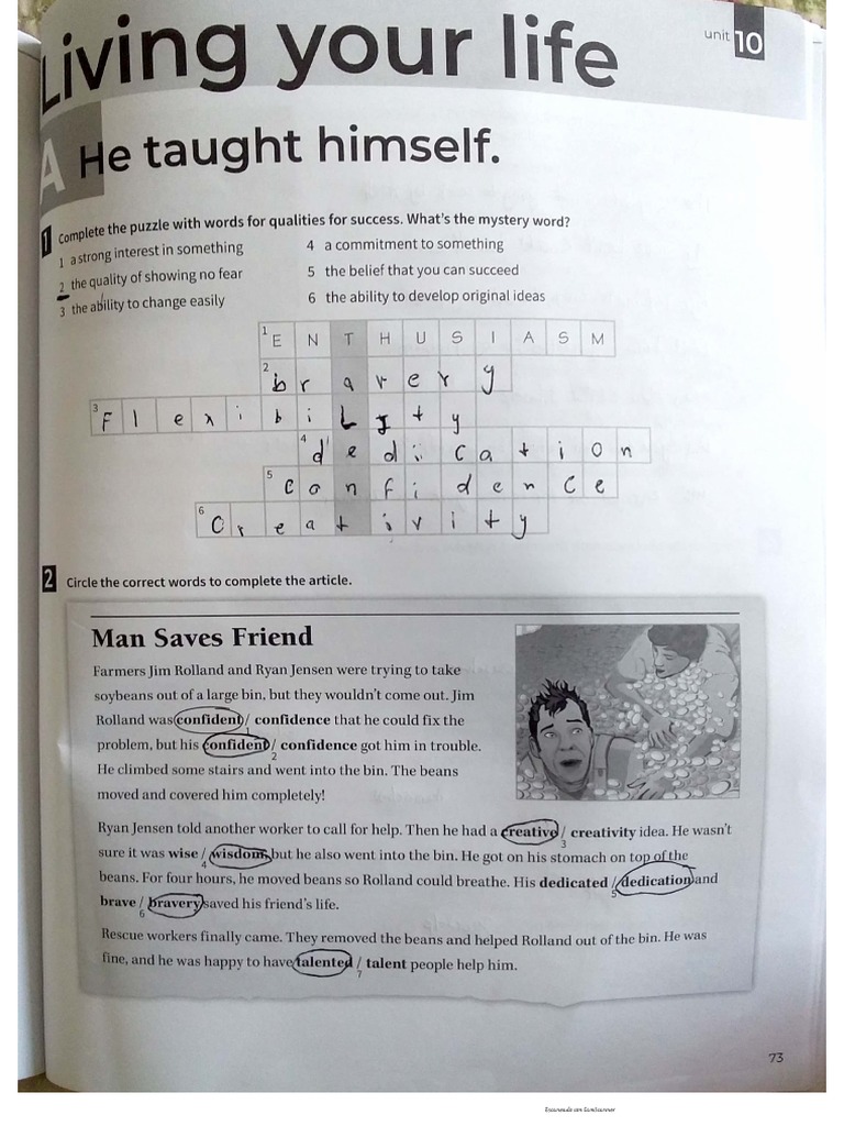 Workbook Unit 10 | PDF