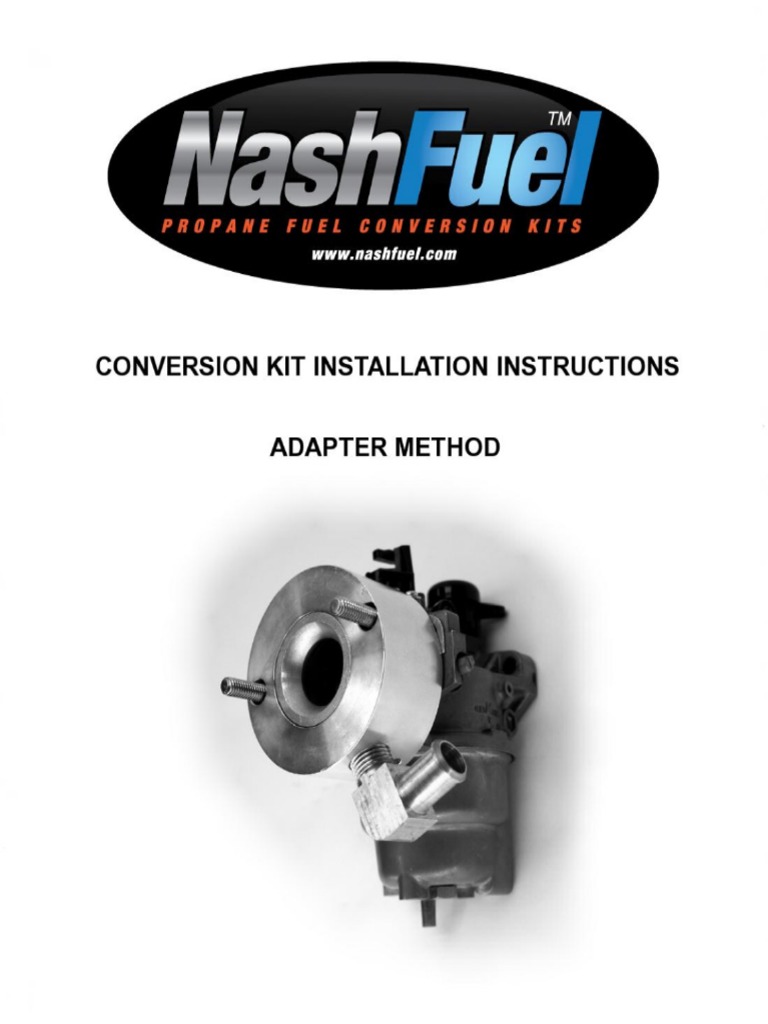 Tri Fuel Adapter | PDF