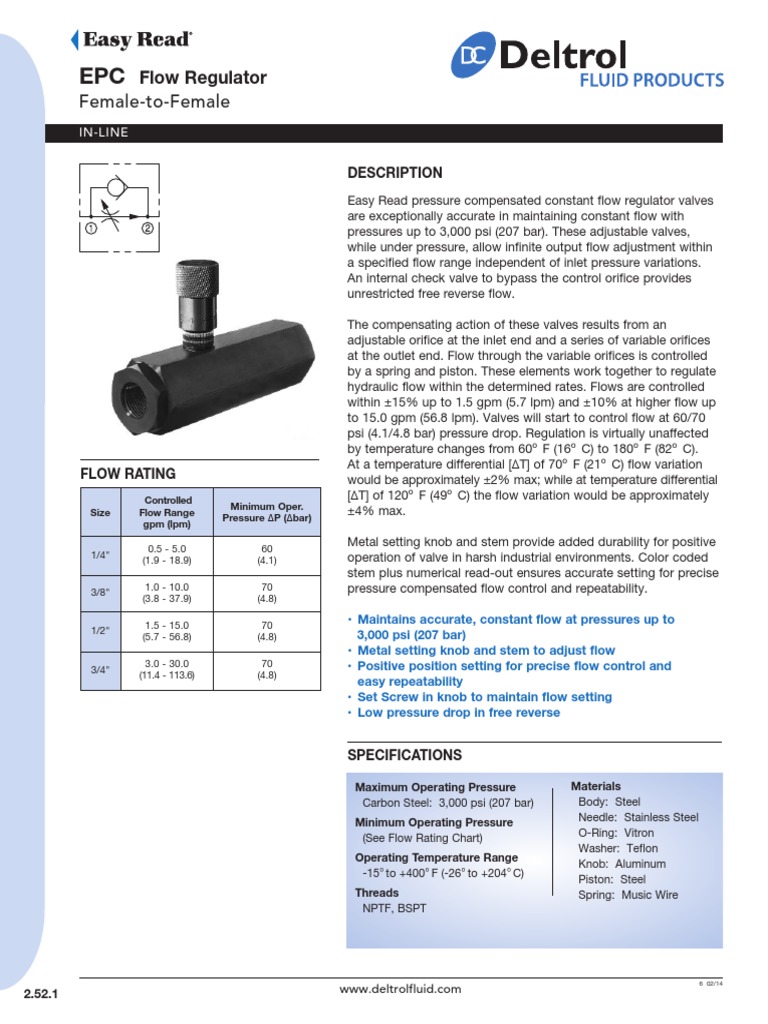 Flow Controller Design | PDF | Valve | Building Materials