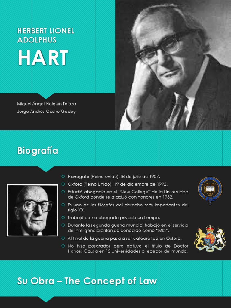 Biografía y Teoría de H.L.A. Hart | PDF