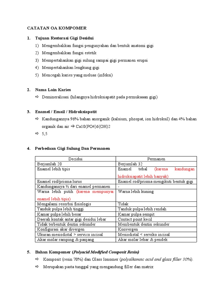 Catatan Oa Kompomer | PDF | Teknologi & Rekayasa