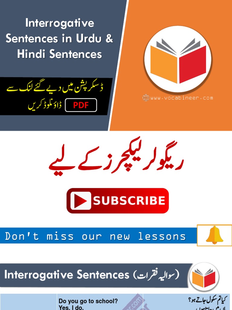 Interogative Sentences | PDF | Syntax | Semantic Units