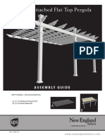 Pergola Construction Details Drawing | PDF