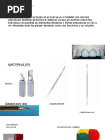 Materiales y Tecnicas de Encerado | PDF | Ramas de Odontología