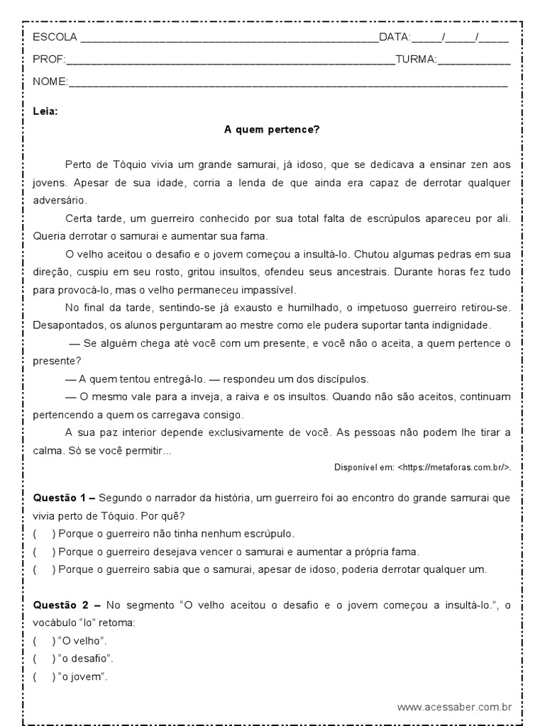 Ensinamentos de um sábio samurai | PDF | Samurai