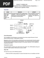 Fault Code 285 SAE J1939 Multiplexing PGN Timeout Error - Abnormal ...