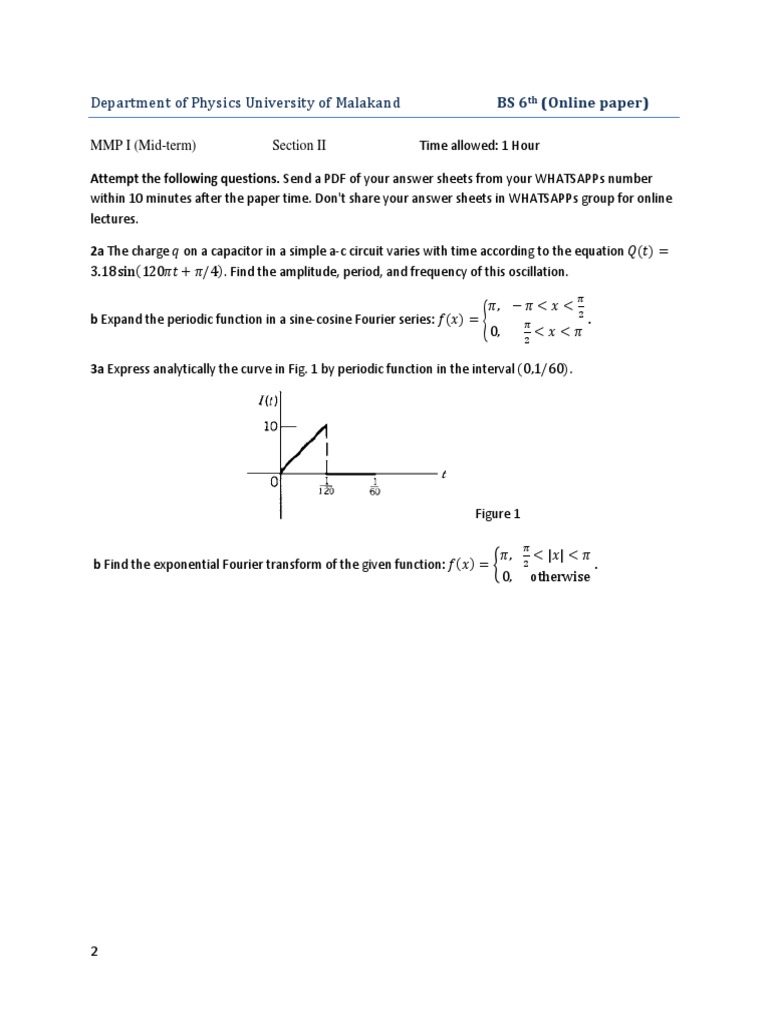 Mathematical Methods For Physics | PDF