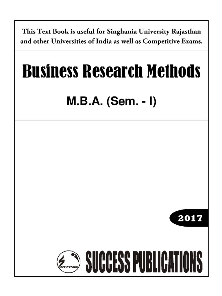 Business Research Methods | PDF | Survey Methodology | Hypothesis