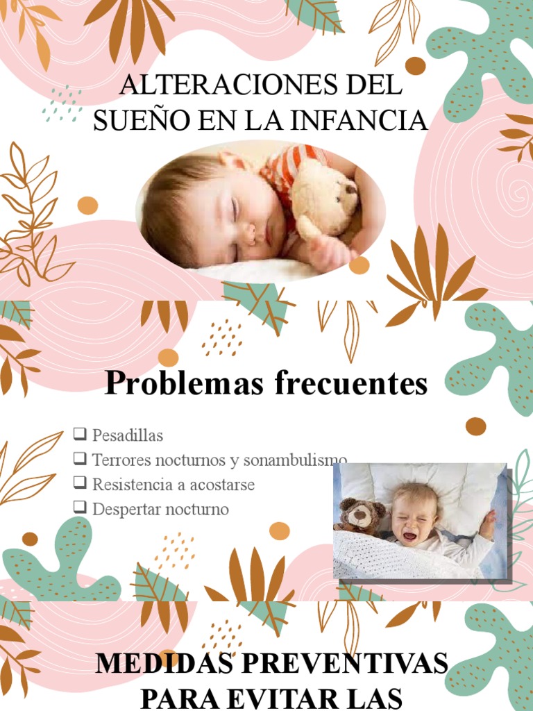 Alteraciones Del Sueño en La Infancia Terapia Infanto Juvenil Tema 7 | PDF