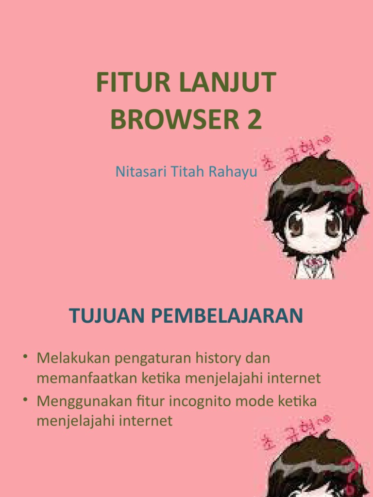 Fitur Lanjut Browser 2 | PDF