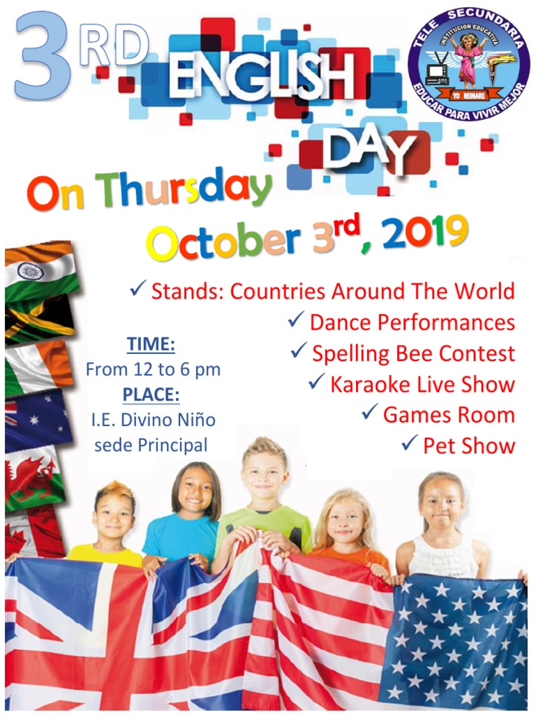 Poster English Day | PDF | Art