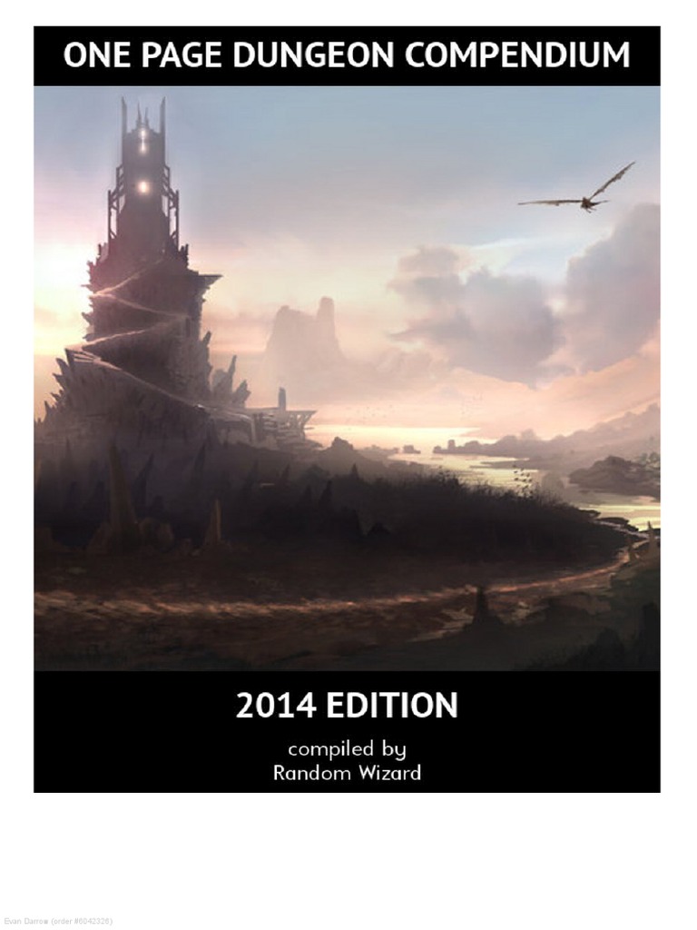 One Page Dungeon Compendium 2014 | PDF
