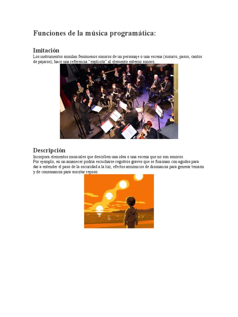 Funciones de La Música Programática | PDF