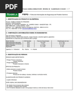 FISPQ - Tinta Spray Uso Geral | PDF | Embalagem e rotulagem | Desperdício