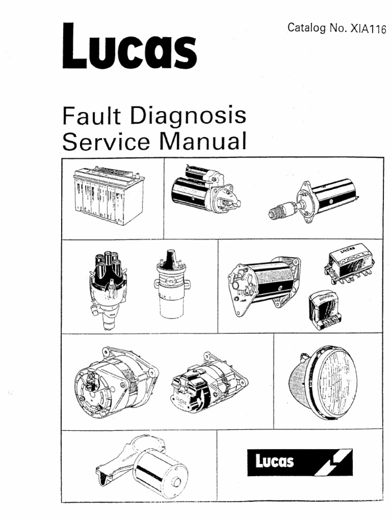 Lucas Fault Diagnosis Service Manual | PDF