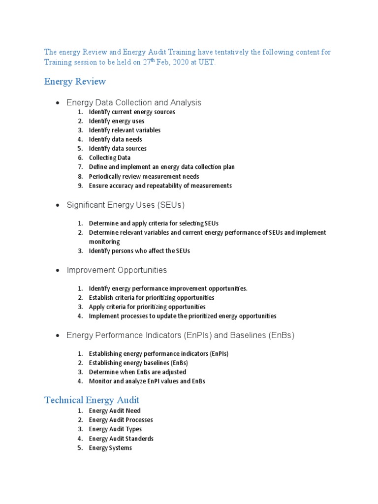 Energy Review: Energy Data Collection and Analysis | PDF | Technology ...
