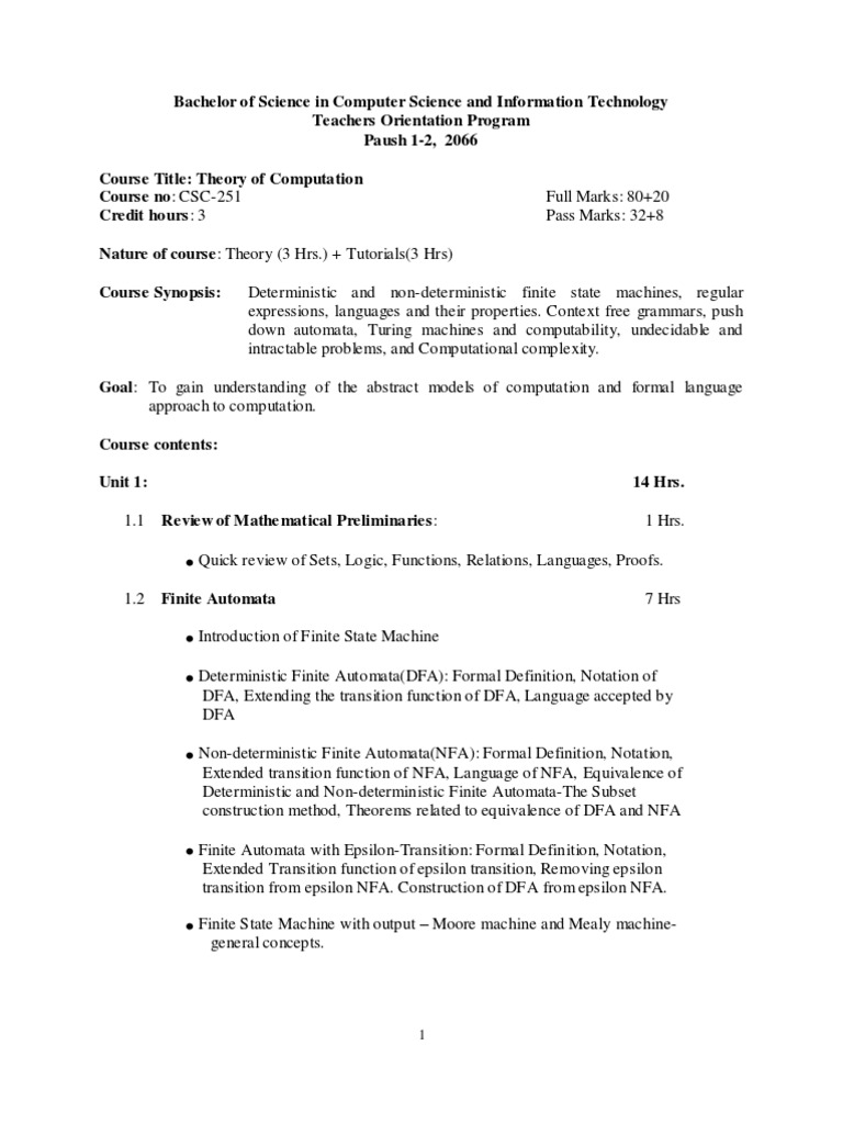 Theory Of Computation Pdf Computational Complexity Theory Syntax Logic