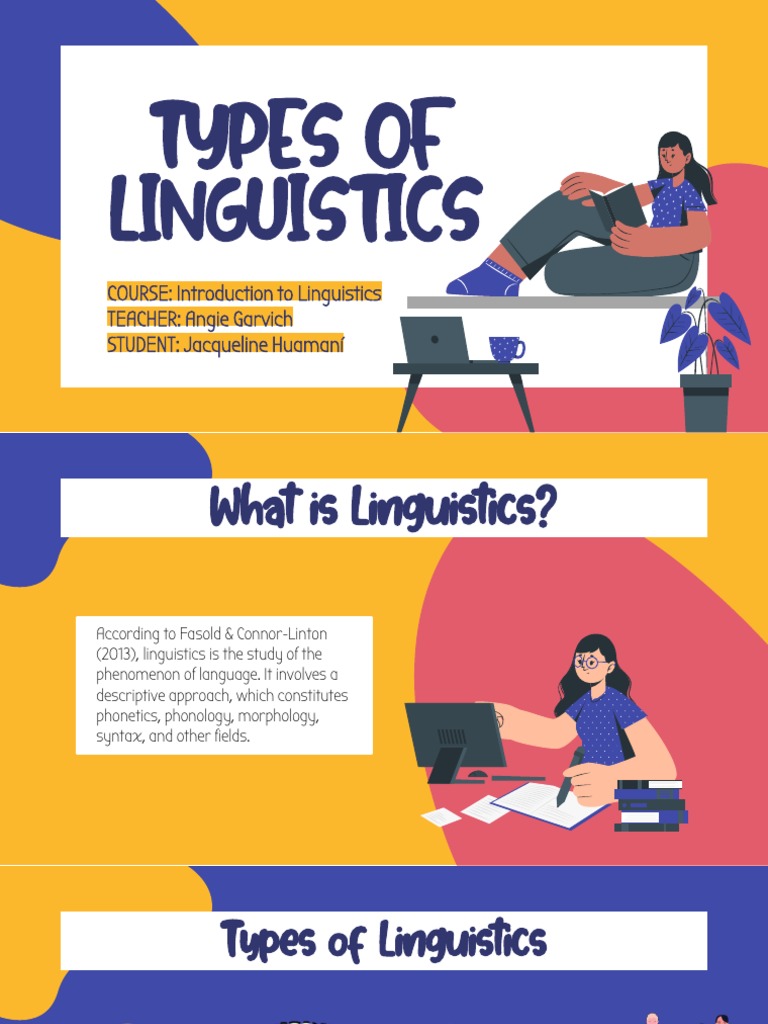 Types of Linguistics-Huamaní Cruz Jacqueline | PDF | Linguistics ...