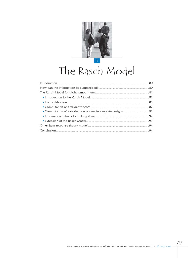 The Rasch Model | PDF | Programme For International Student Assessment | Variance