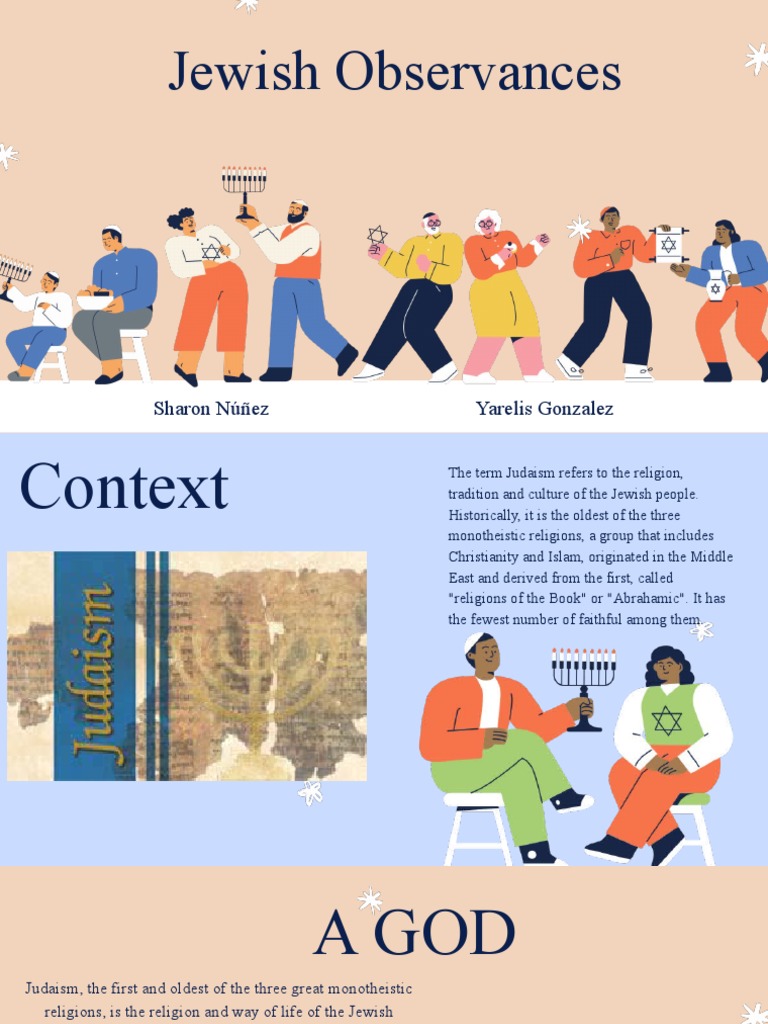 Jewish Observances: Sharon Núñez Yarelis Gonzalez | PDF | Torah | Bible