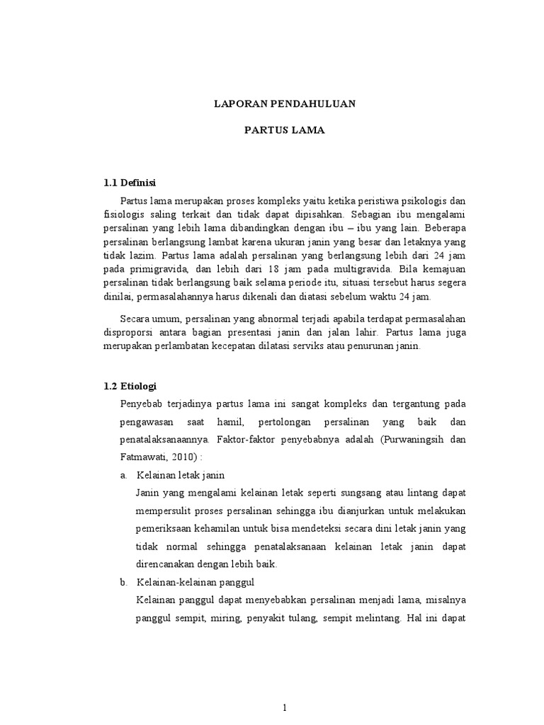 LP Partus Lama | PDF