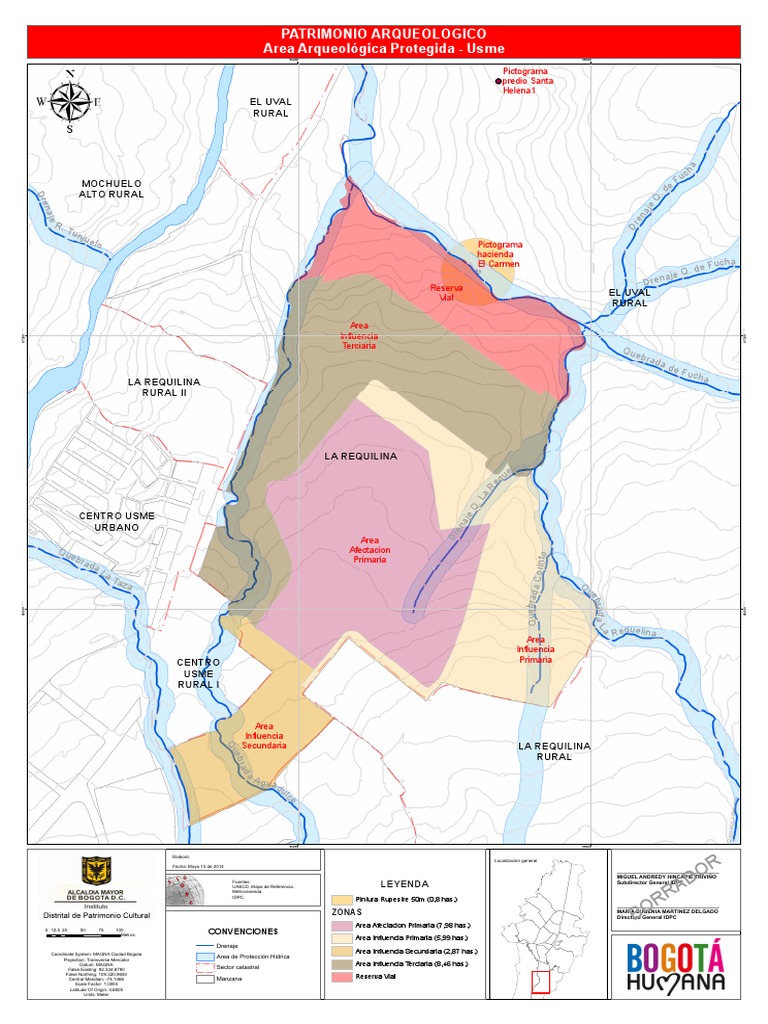 Mapa Usme IDPC Areas Protegidas | PDF | Cartografía | Geografía