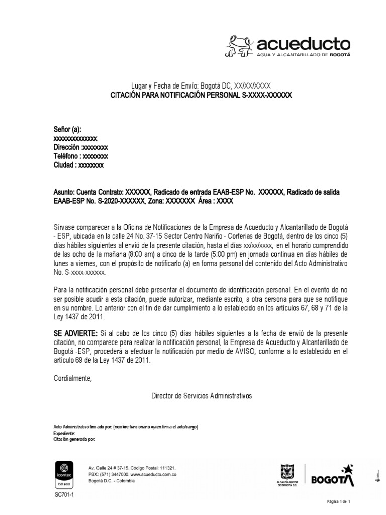 MPFD0204F03-02 Citacion Notificacion Personal | PDF MPFD0204F03-02 Citacion Notificacion Personal | PDF