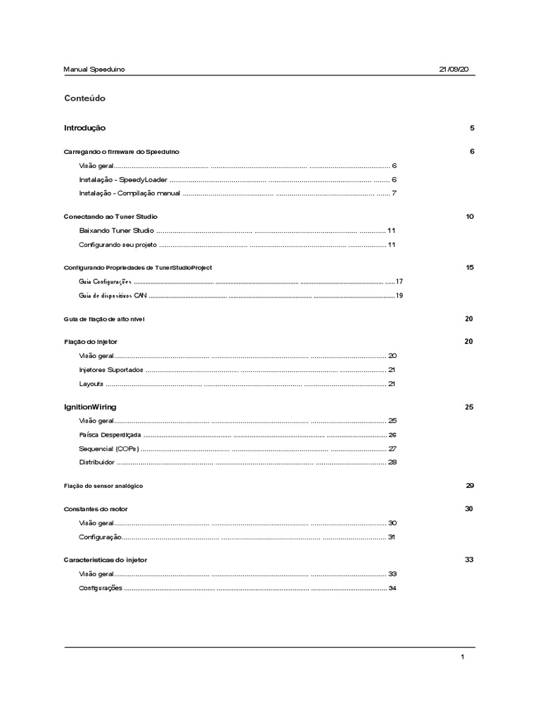 Manual Speeduino - PT-BR | PDF | Arduino | Linux